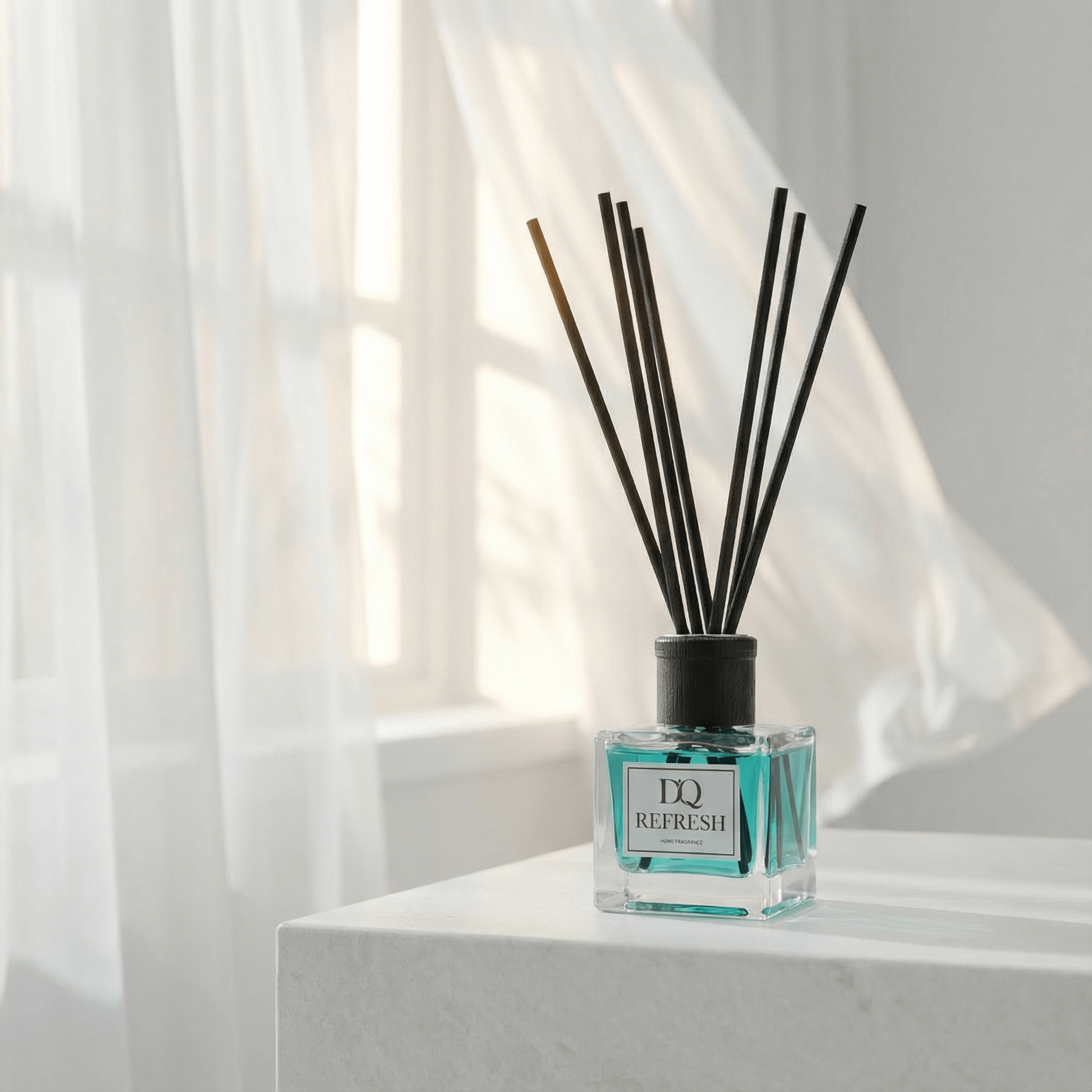 REFRESH Room Fragrance – Fresh Linen & Cotton Blossom | D'QAR